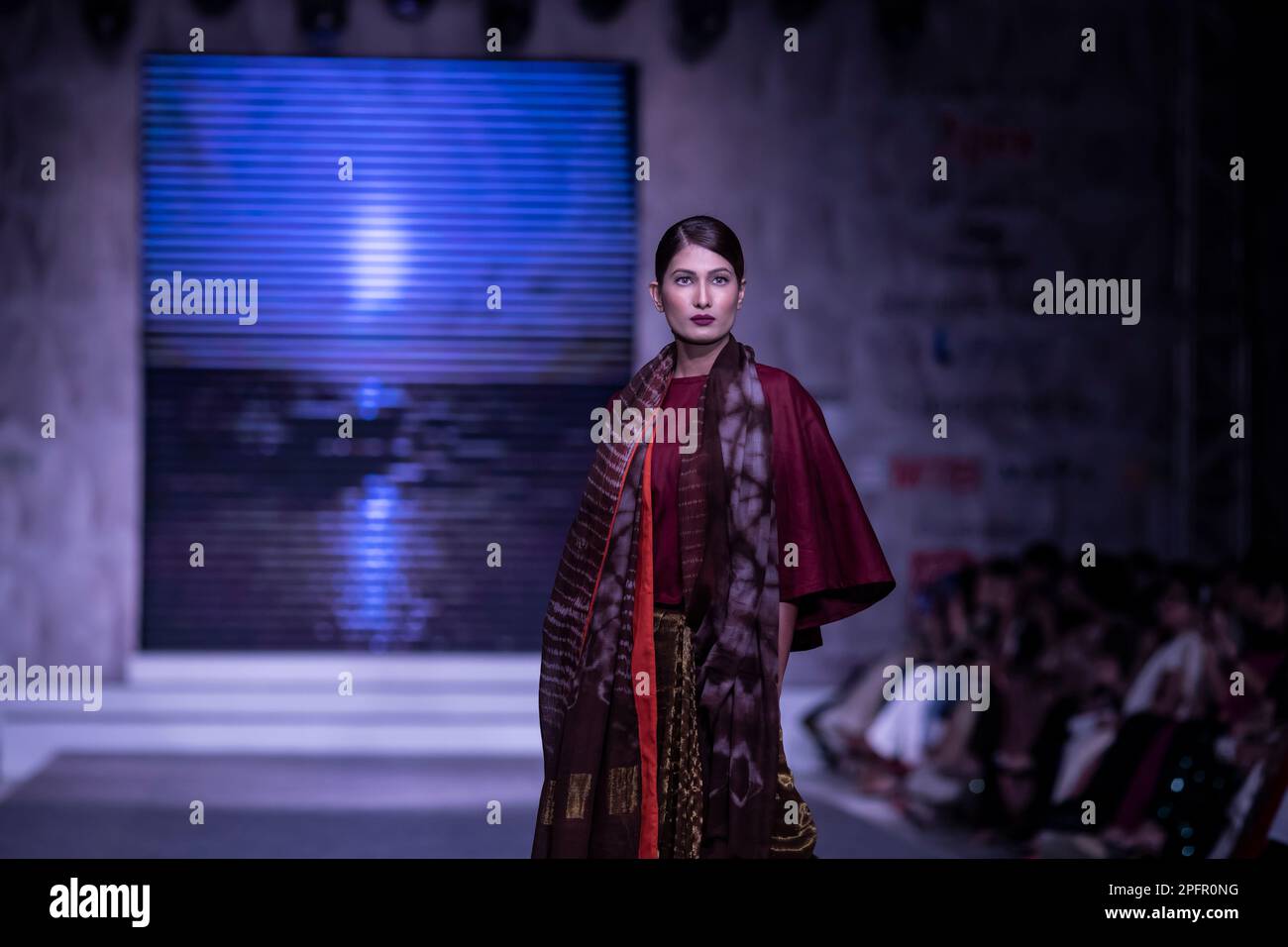Dhaka, Bangladesh. 17th Mar, 2023. A model walks the runway at the Bangladesh fashion show ...