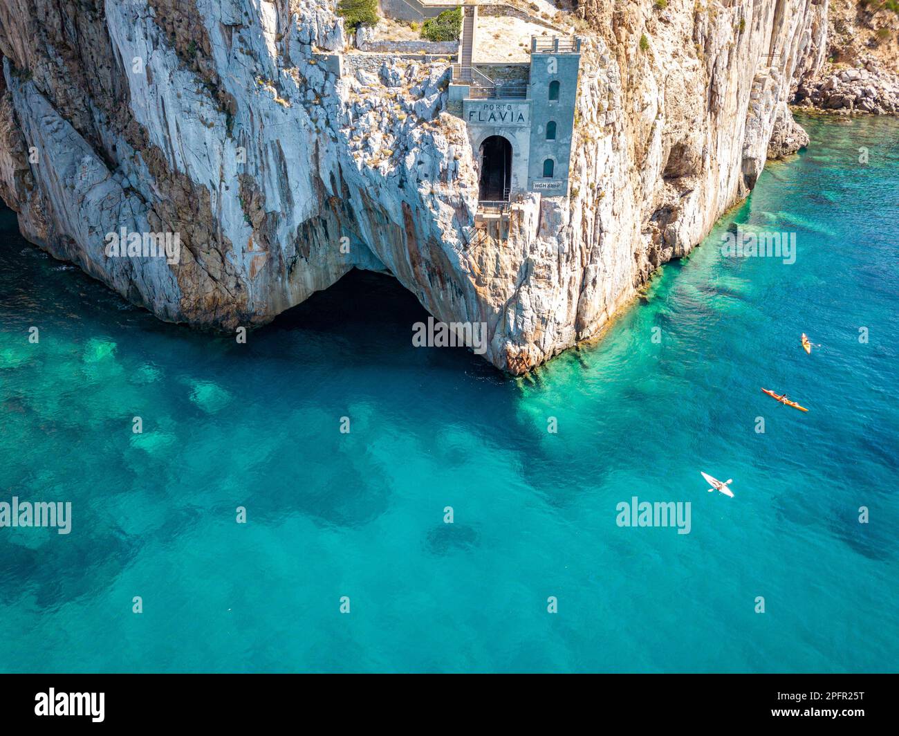 Seaside and mine, Sardinia Island, Italy Stock Photo - Alamy