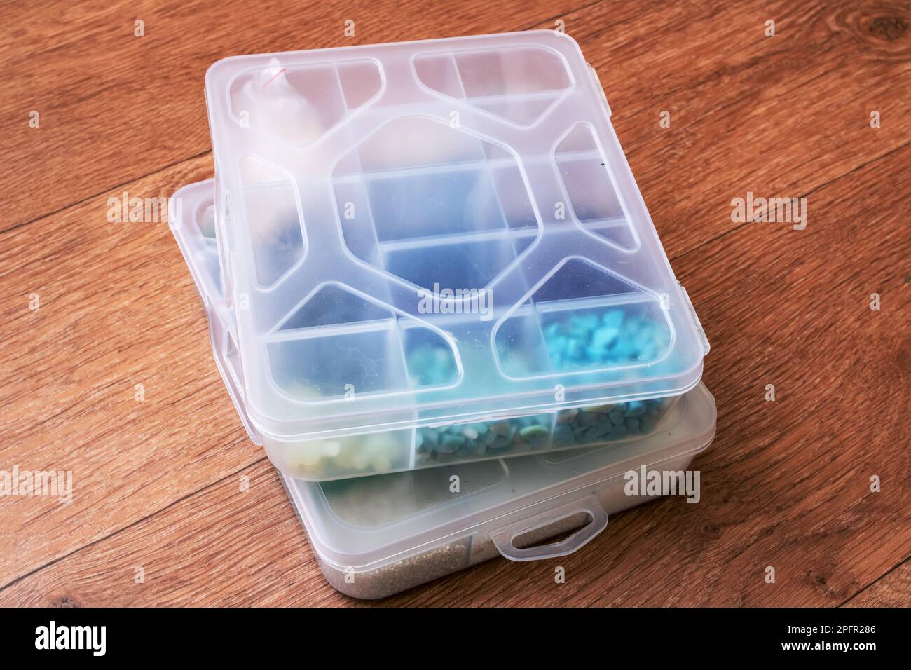 Plastic containers different beads hi-res stock photography and images ...