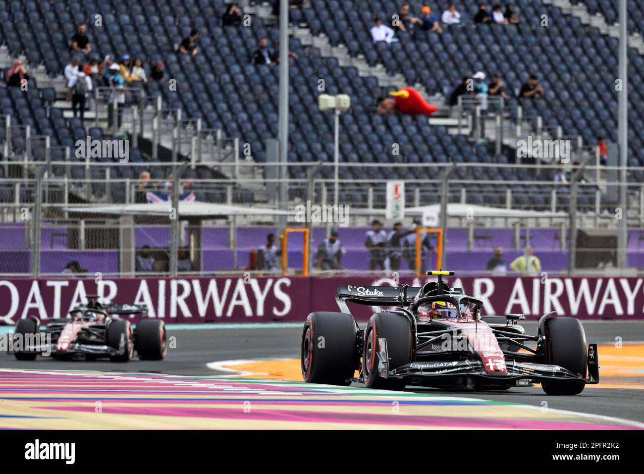 Jeddah, Saudi Arabia. 18th Mar, 2023. Zhou Guanyu (CHN) Alfa Romeo F1 ...