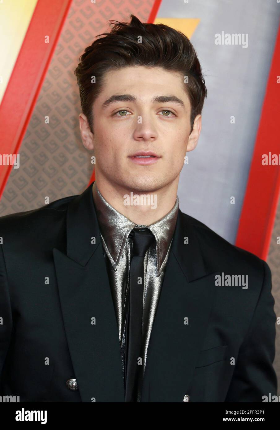 Asher Angel attends the UK special screening of "Shazam! Fury Of The ...