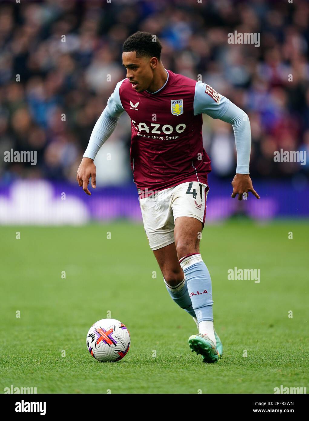 Aston Villa's Jacob Ramsey during the Premier League match at Villa ...