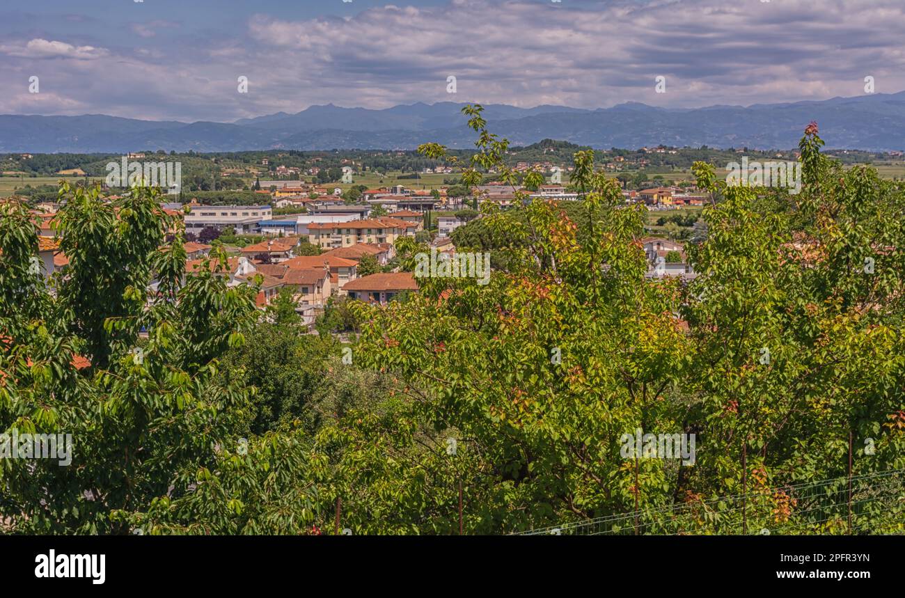 Fucecchio cityscape - is an Italian town in Tuscany region, Firenze ...