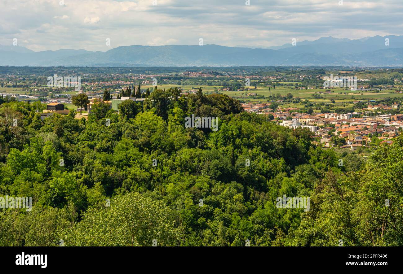 San Miniato, Pisa province, landscape of the Tuscany hills in ...