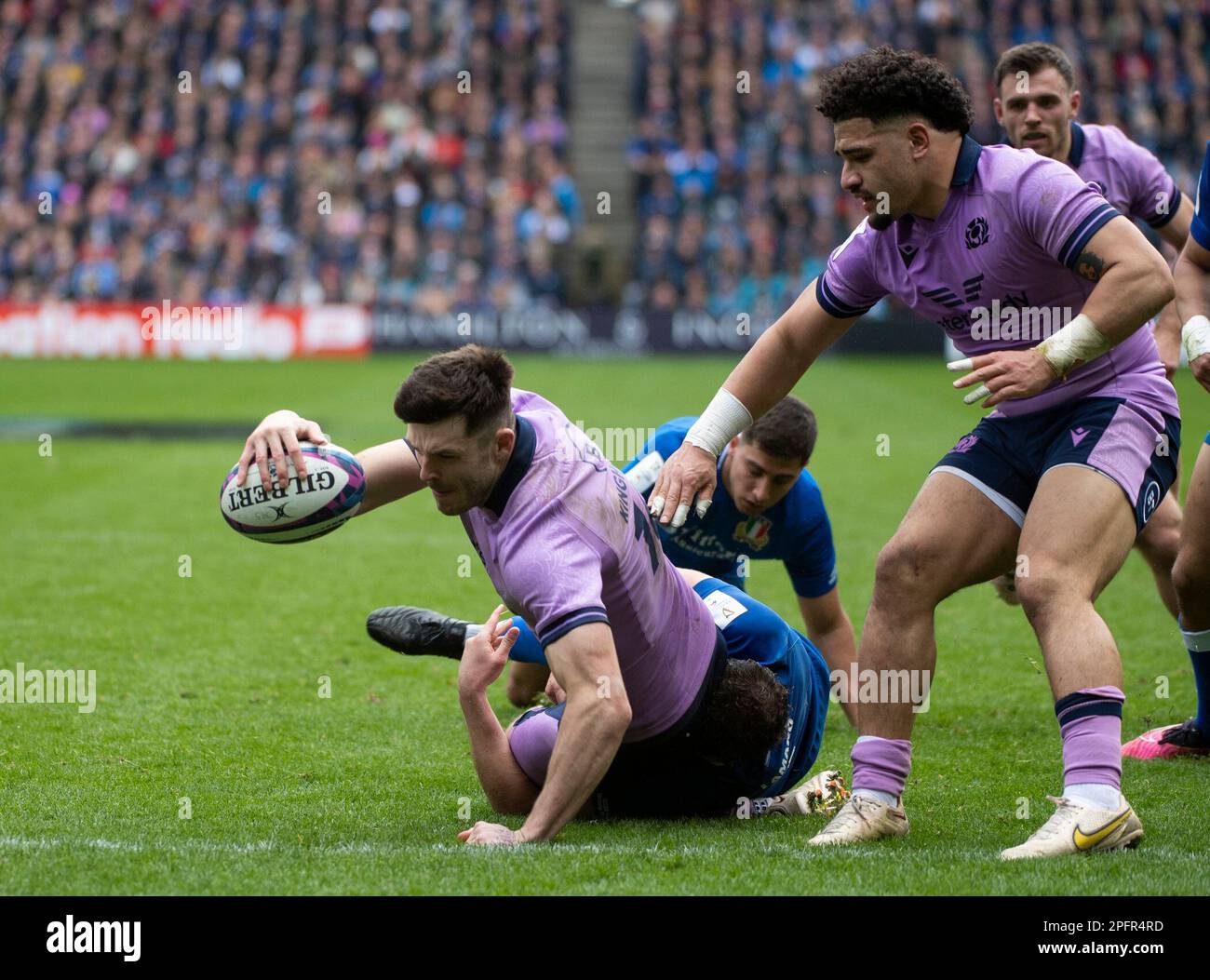 Edinburgh, UK. 18th Mar, 2023. EDINBURGH, SCOTLAND - MARCH 18: Scotland ...
