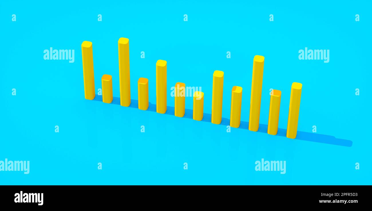 3d graph , chart Stock Photo - Alamy