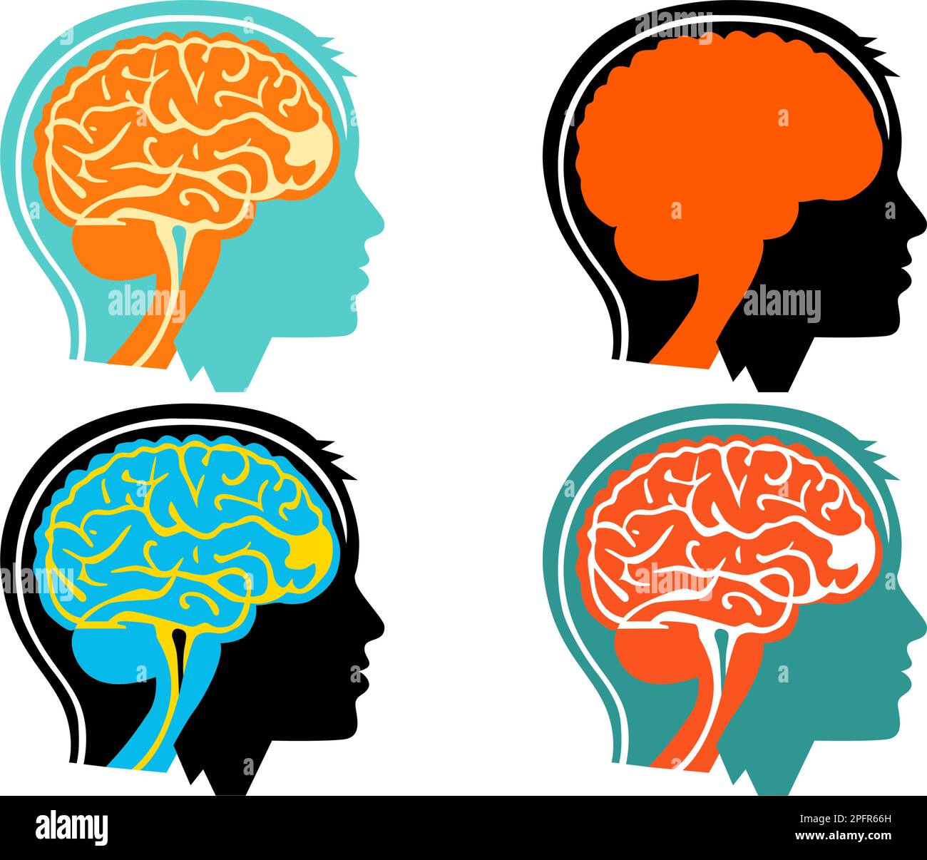 Unleashing the Creative Mind. An Abstract Vector Illustration of Human ...