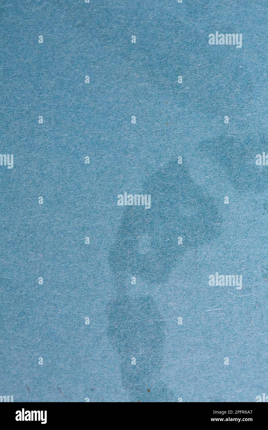 Blue cardboard paper texture, stained and messy, background material ...