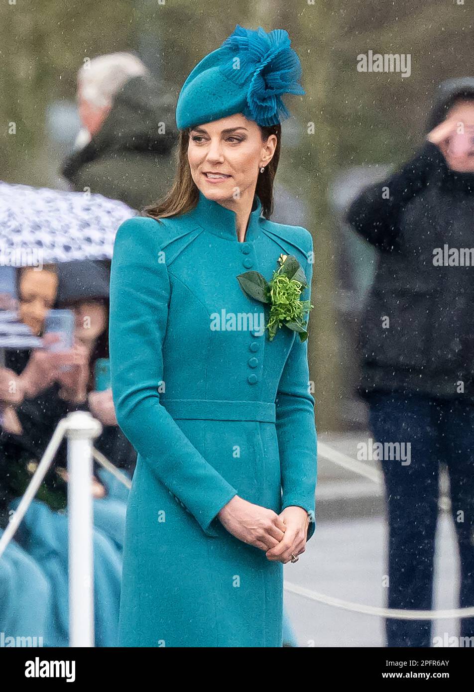 Aldershot, England. UK. 17 March, 2023. Catherine, Princess of Wales ...