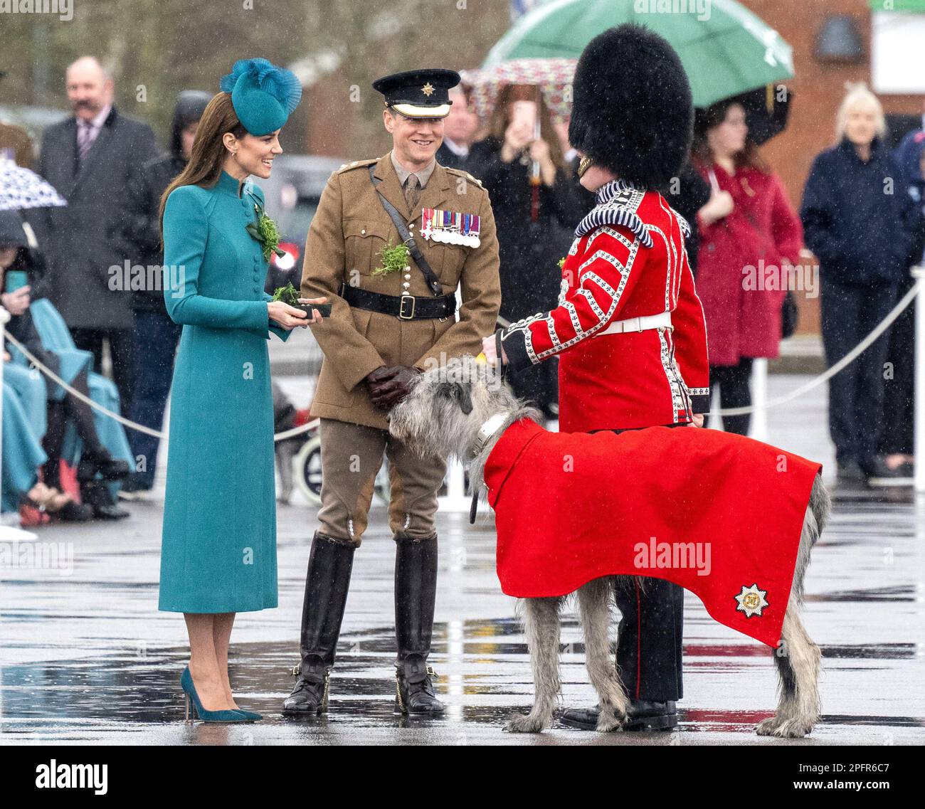Aldershot, England. UK. 17 March, 2023. Catherine, Princess of Wales ...