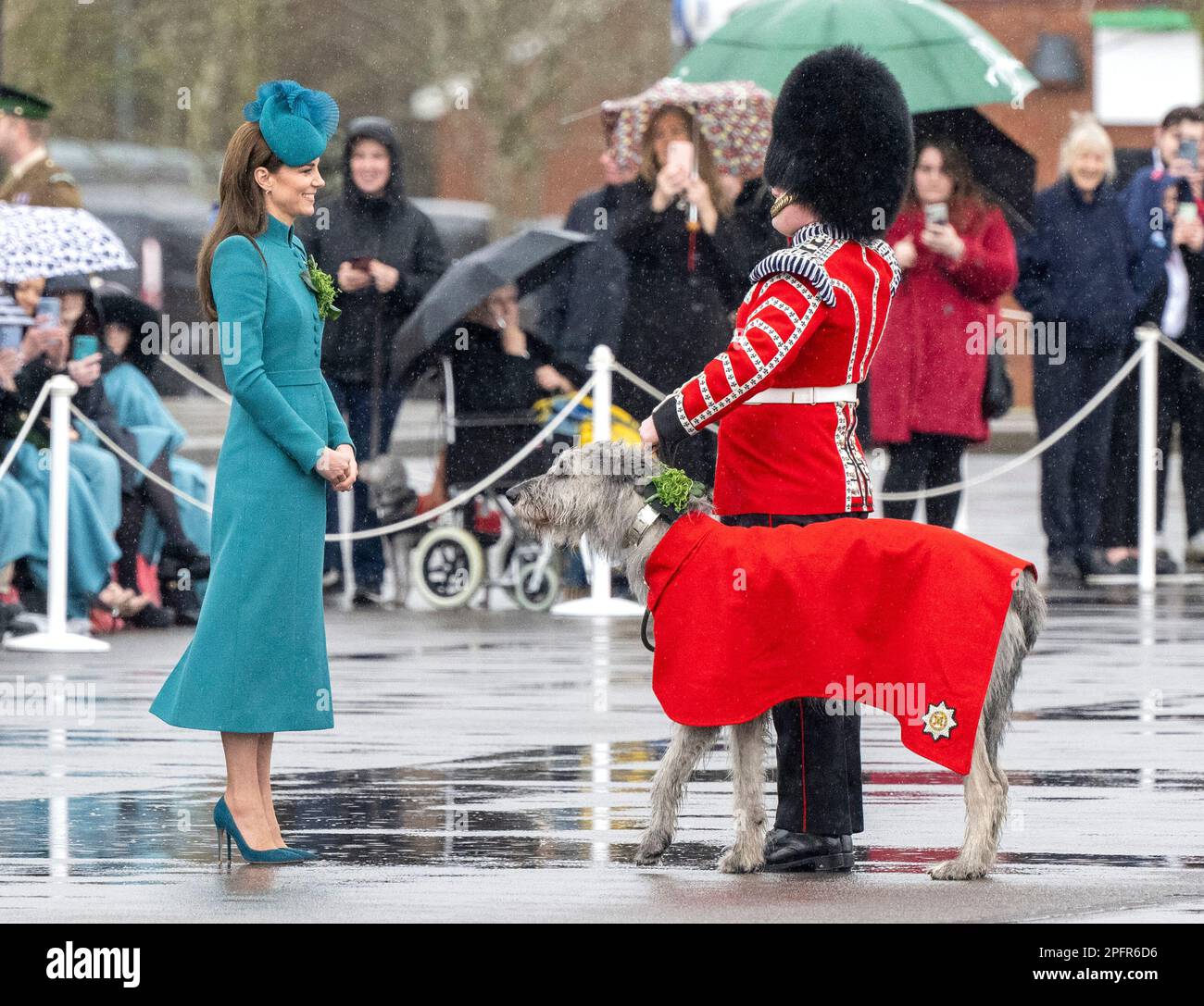 Aldershot, England. UK. 17 March, 2023. Catherine, Princess of Wales ...