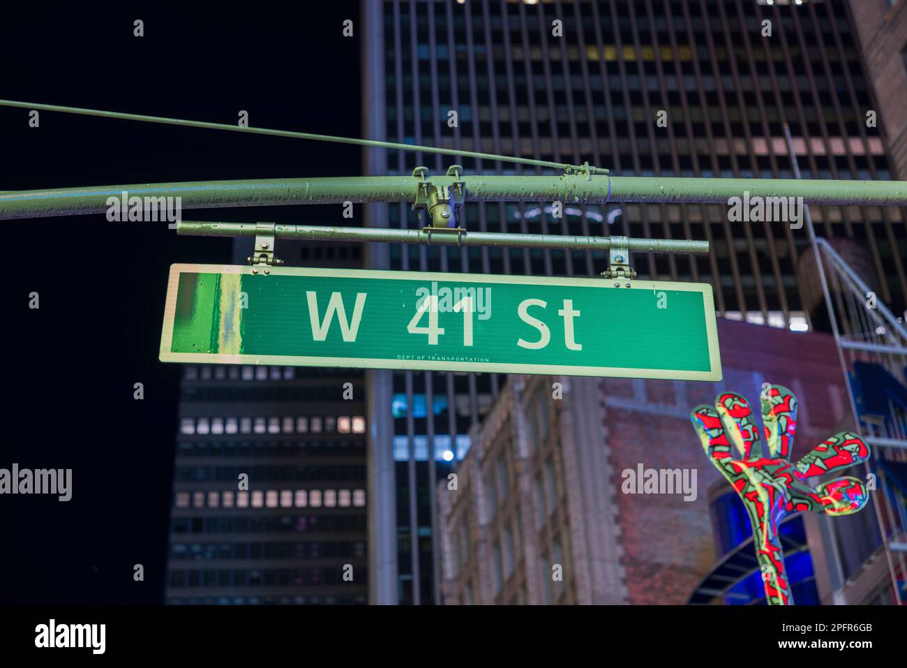 W 41st street hi-res stock photography and images - Alamy
