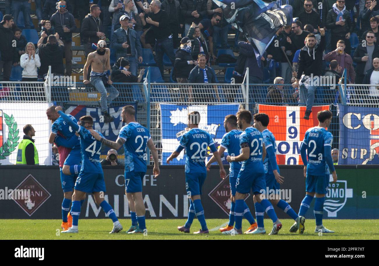 Giuseppe Sinigaglia stadium, Como, Italy, March 18, 2023, Como ...