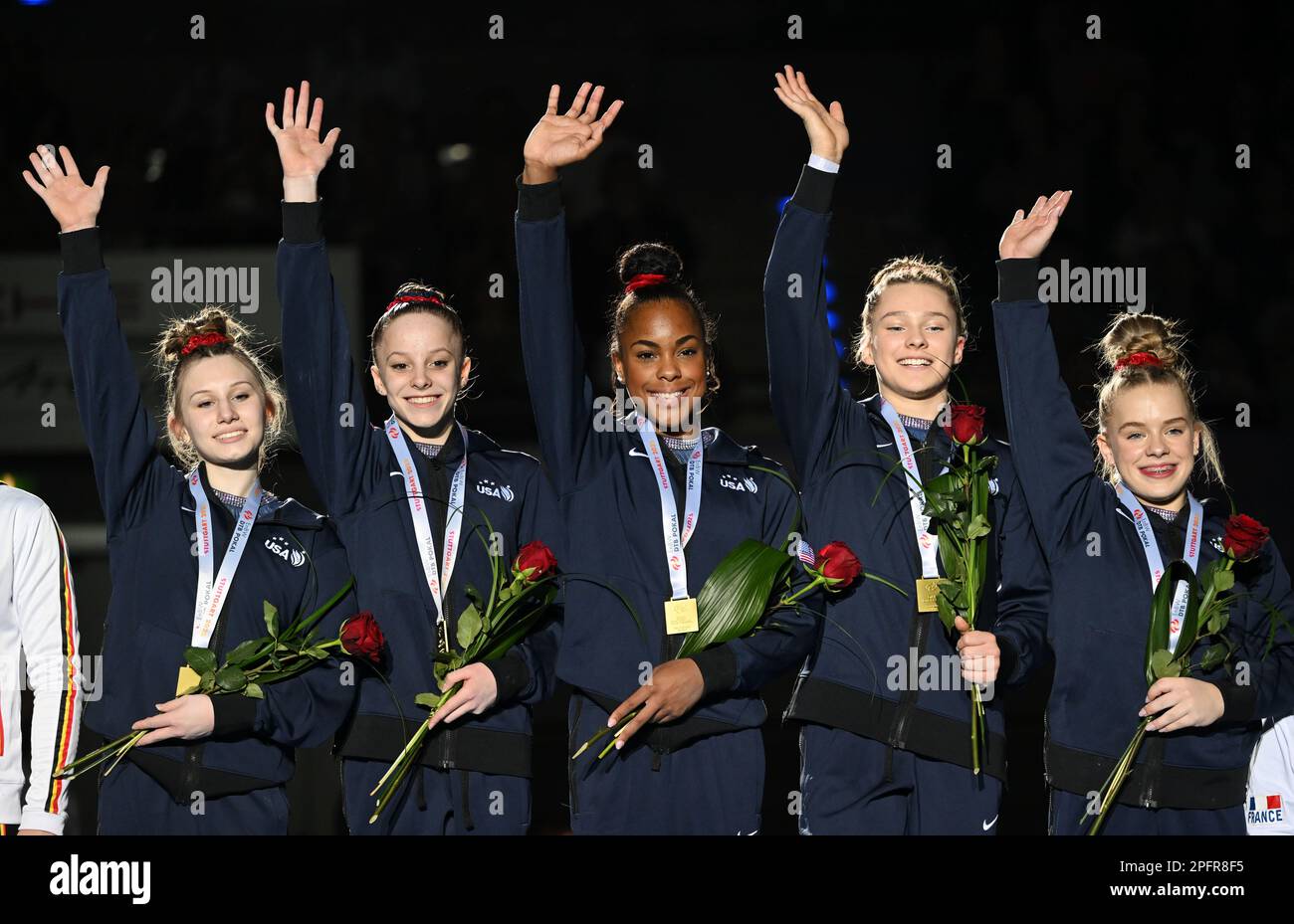 Stuttgart, Germany. 18th Mar, 2023. Gymnastics, DTB Cup, Women, Team ...