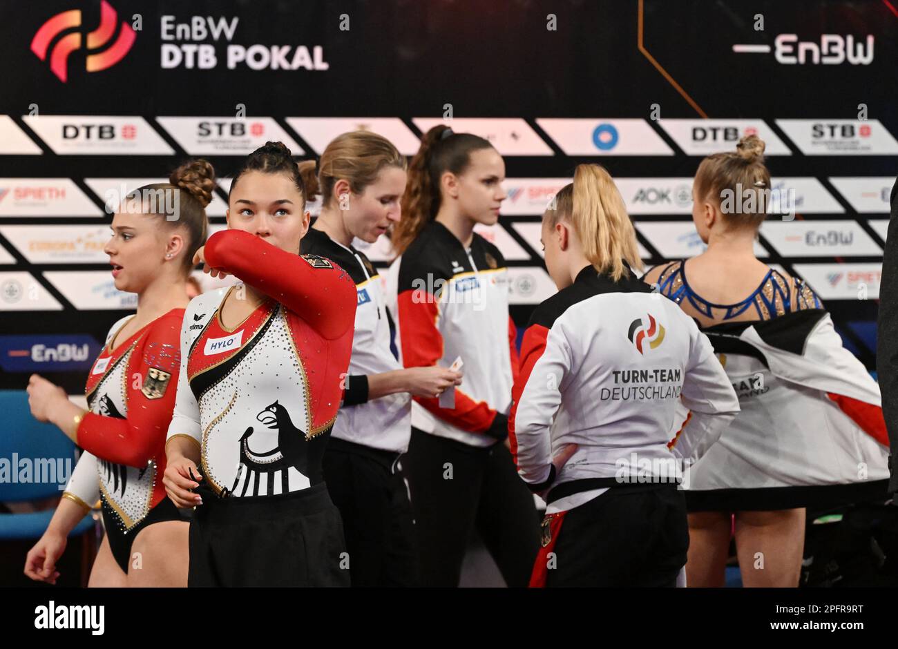 Stuttgart, Germany. 18th Mar, 2023. Gymnastics, DTB Cup, Women, Team ...
