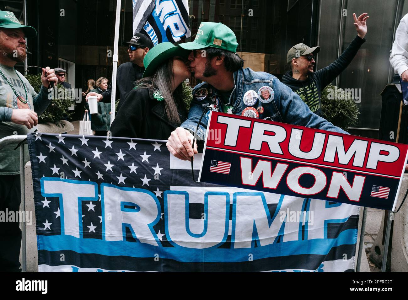 New York, United States. 17th Mar, 2023. A married couple who say they ...