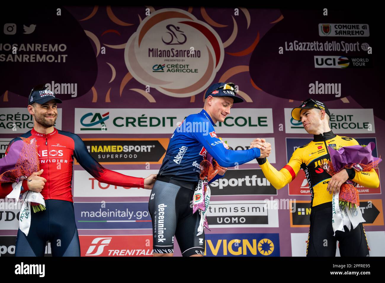 Mathieu van der poel milan san remo hi-res stock photography and images ...