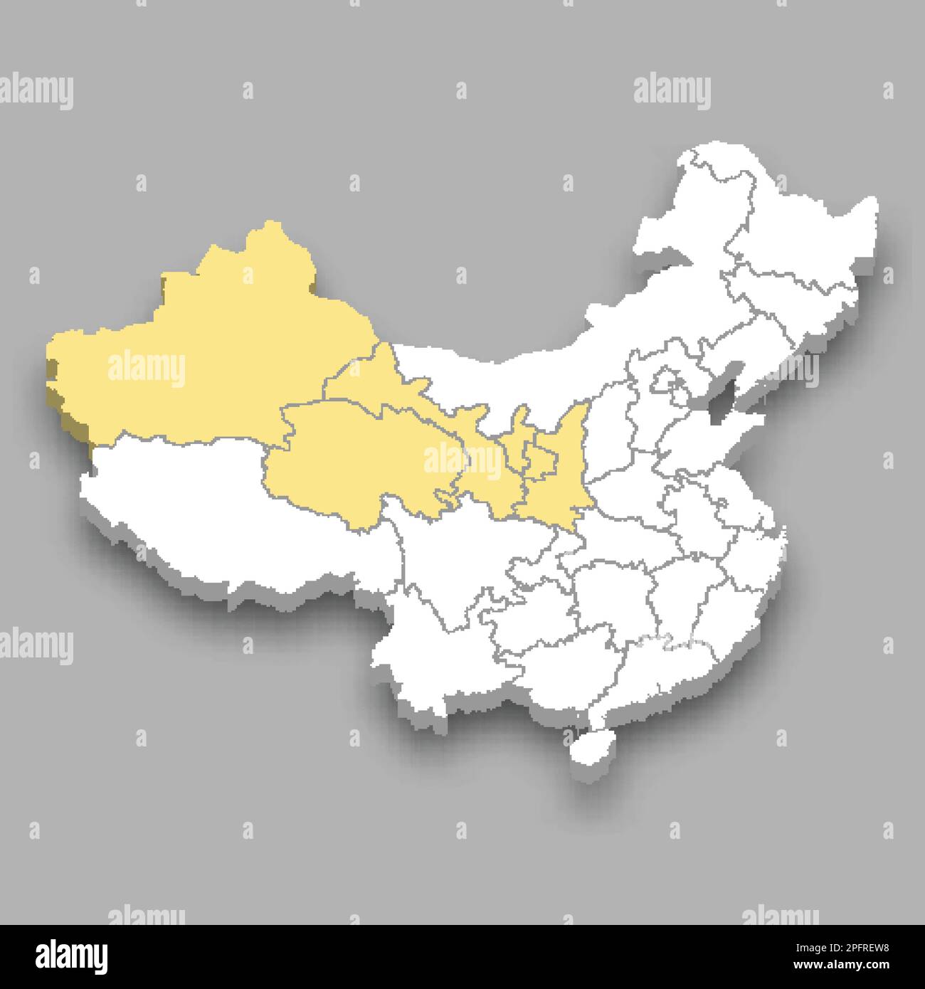 China location north south east west