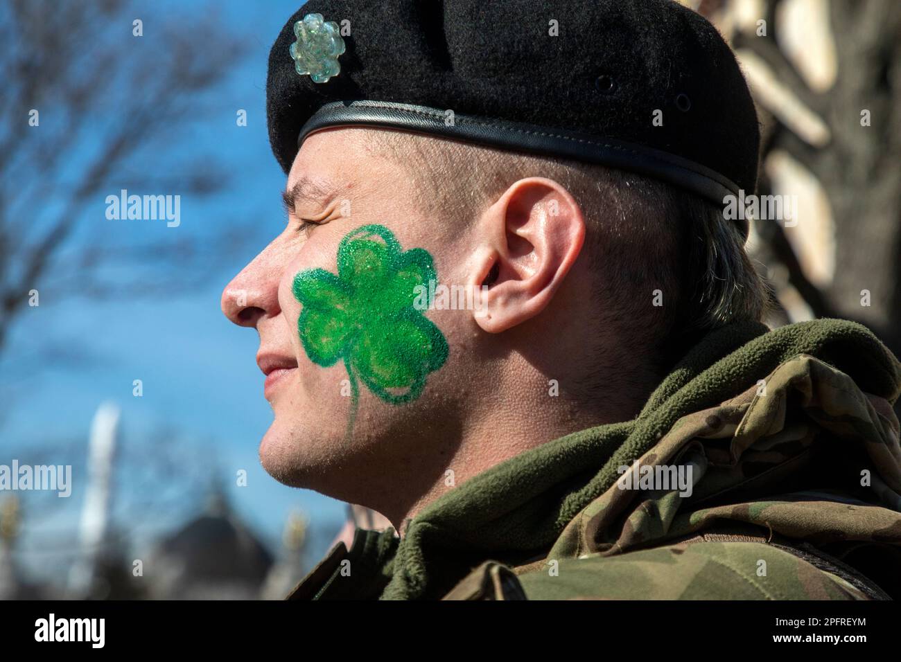 Moscow, Russia. 18th of March, 2023. People participate in the Saint ...