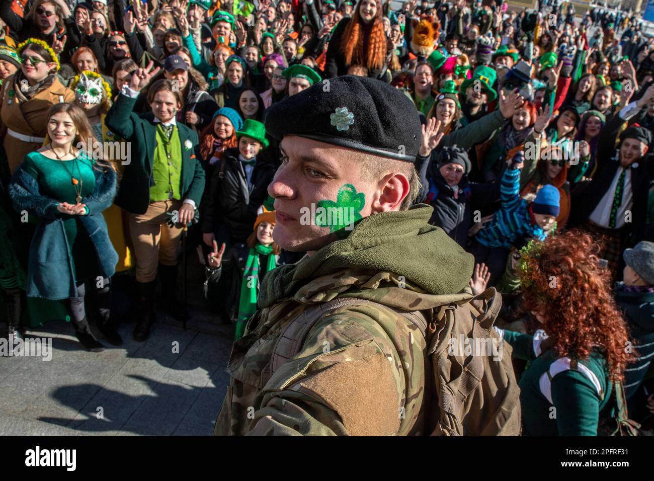 Moscow, Russia. 18th of March, 2023. People participate in the Saint ...