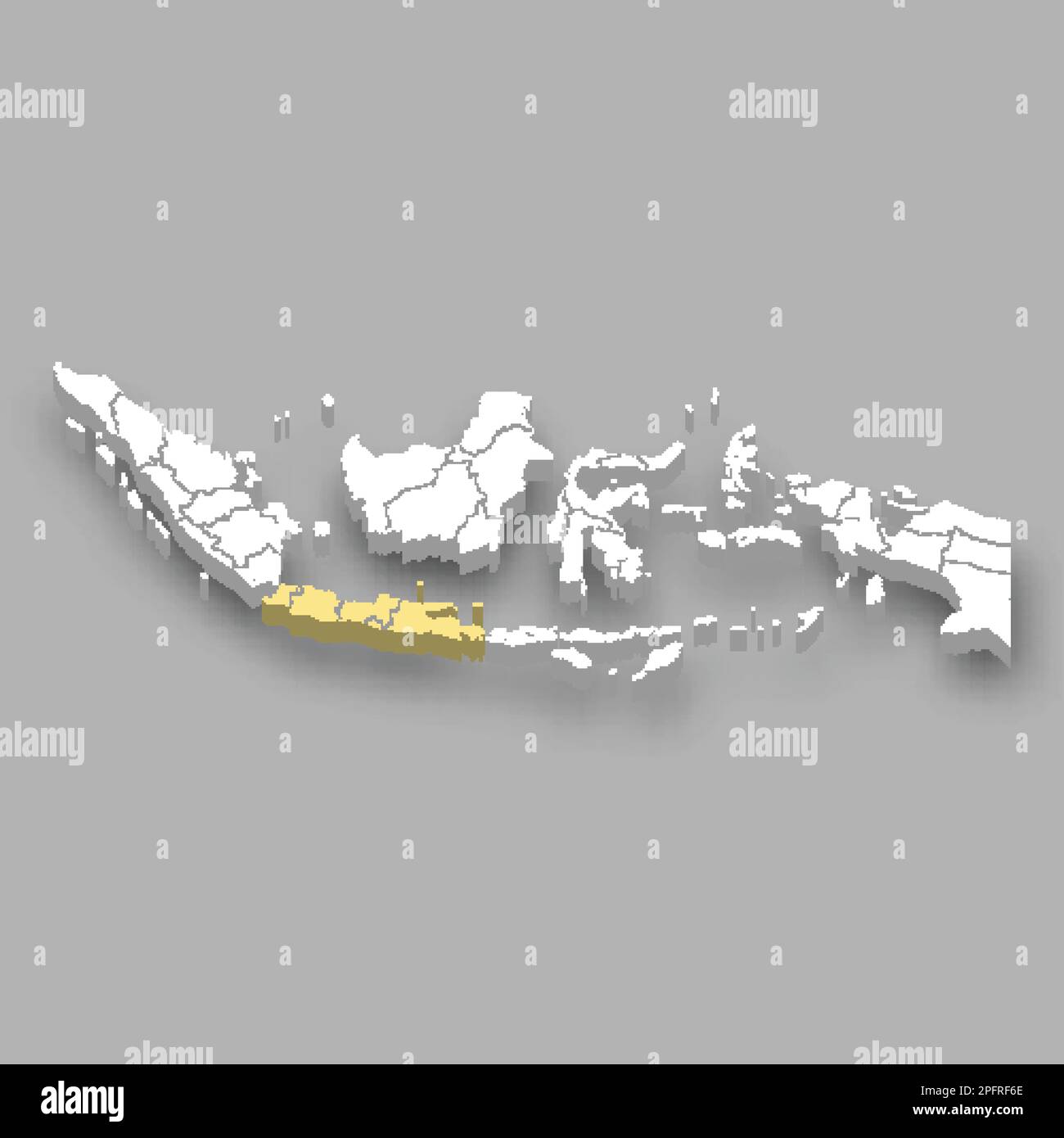 Java region location within Indonesia 3d isometric map Stock Vector ... Java region location within Indonesia 3d isometric map Stock Vector ...