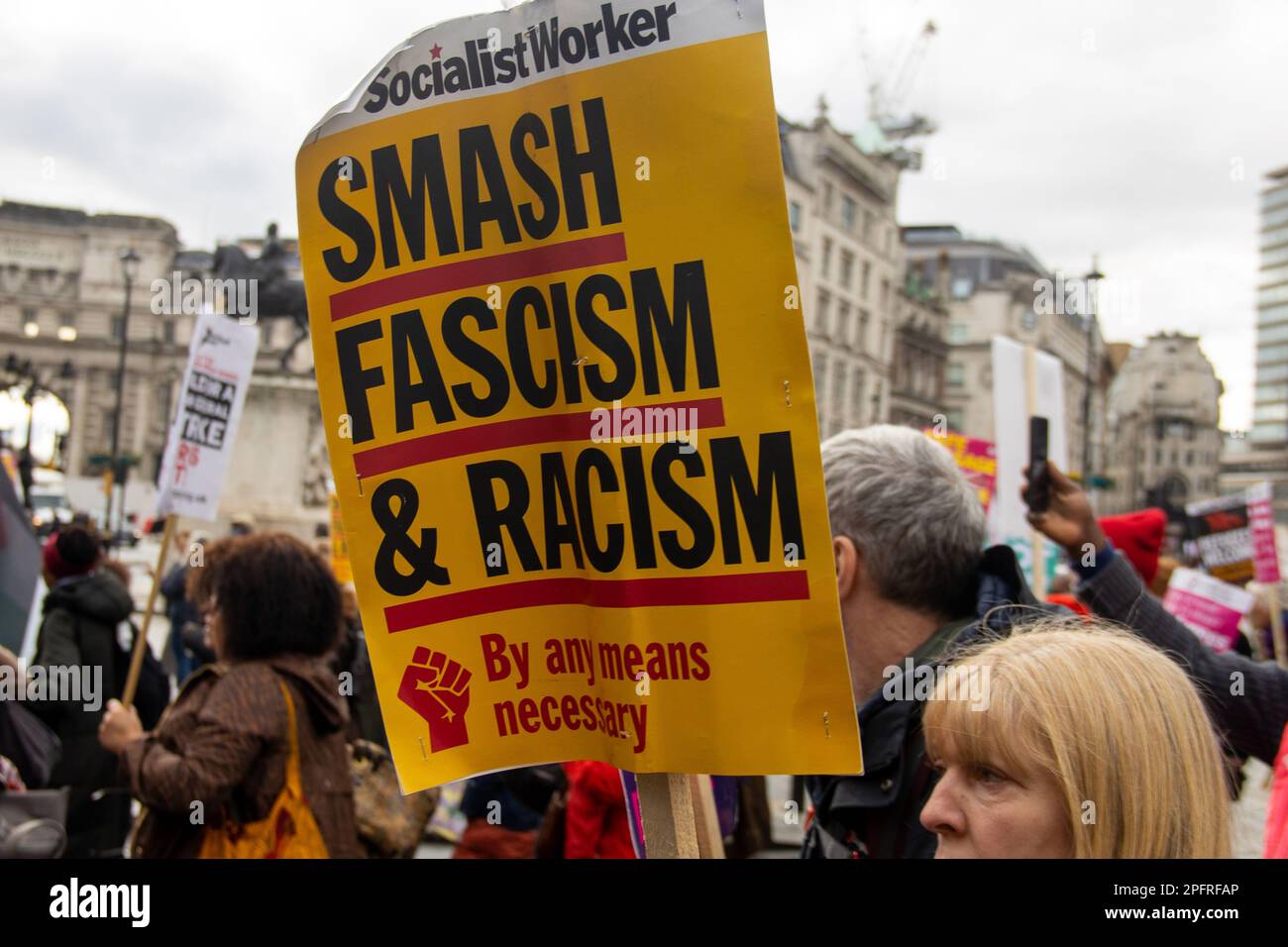 Smash facism and racism hi-res stock photography and images - Alamy