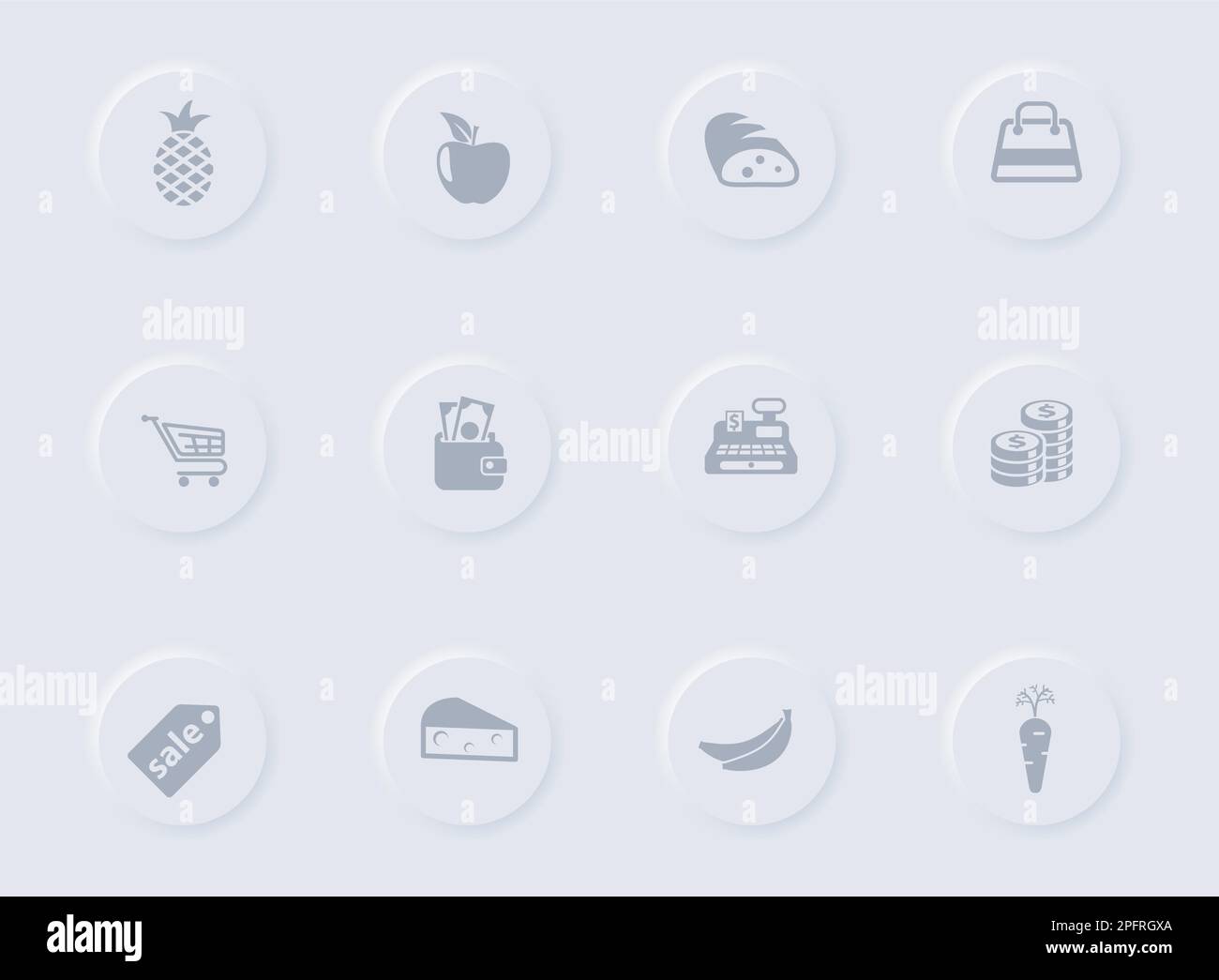 grocery store gray vector icons Stock Vector Image & Art - Alamy grocery store gray vector icons Stock Vector Image & Art - Alamy