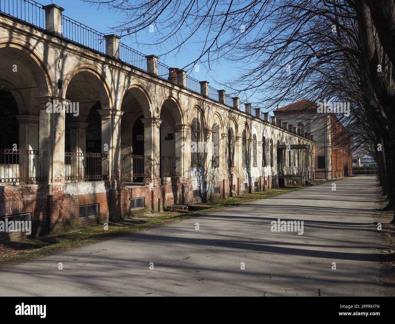 COLLEGNO, ITALY - CIRCA JANUARY 2023: La Certosa former monastery and ...