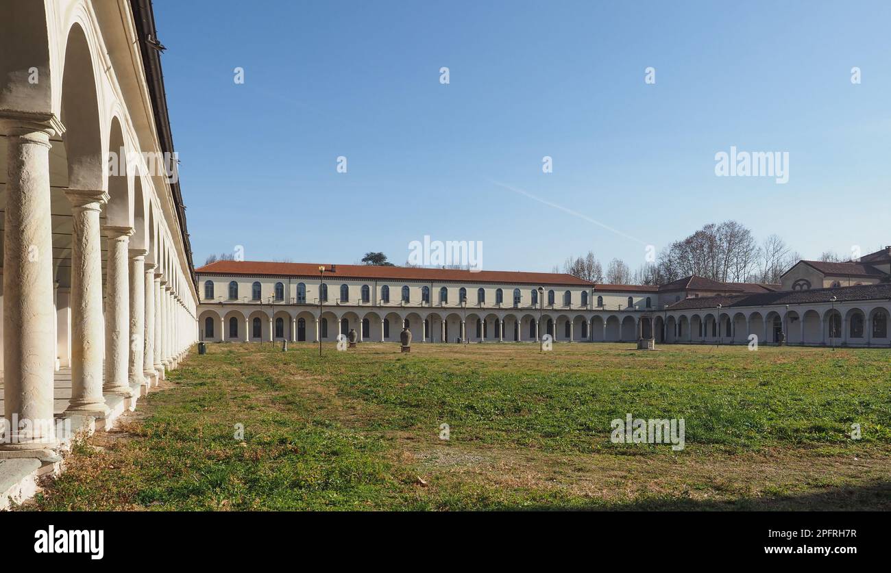 La Certosa former monastery and mental hospital in Collegno, Italy ...