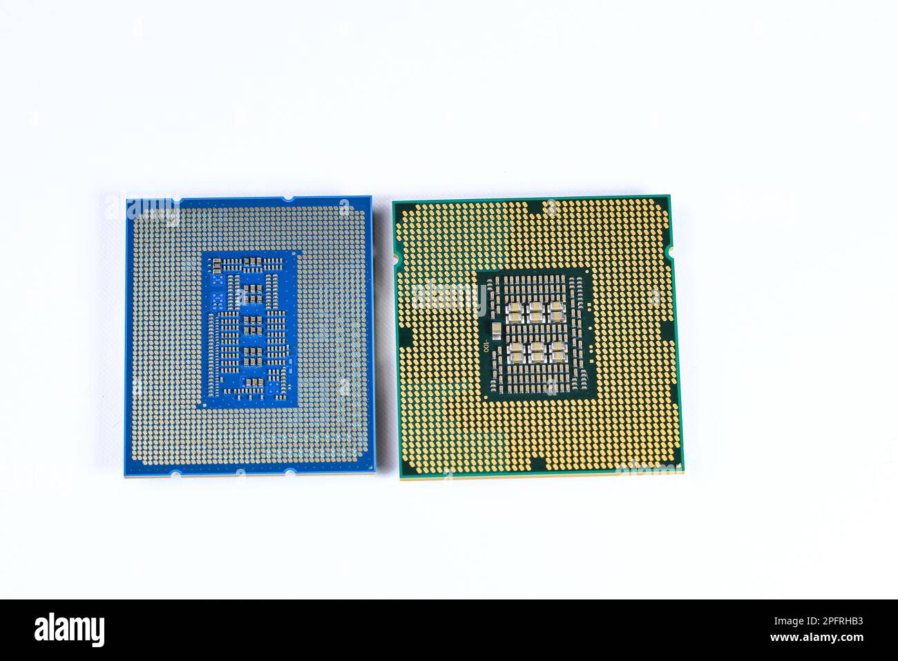 Cpu Central Processing Unit Computer Processor All Bottom Side Socket Contact Isolated On