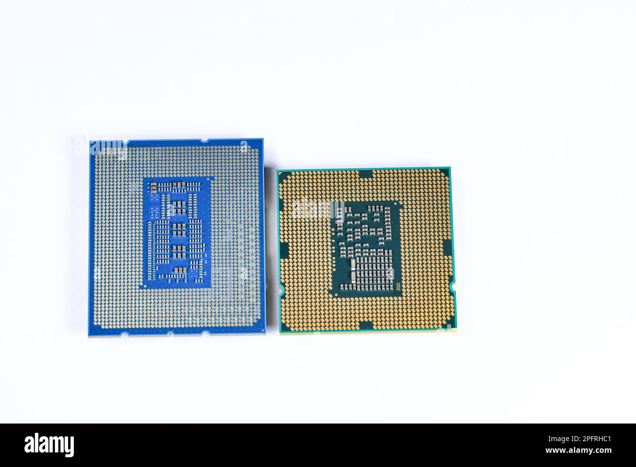 CPU : Central Processing Unit, Computer processor all bottom side ...