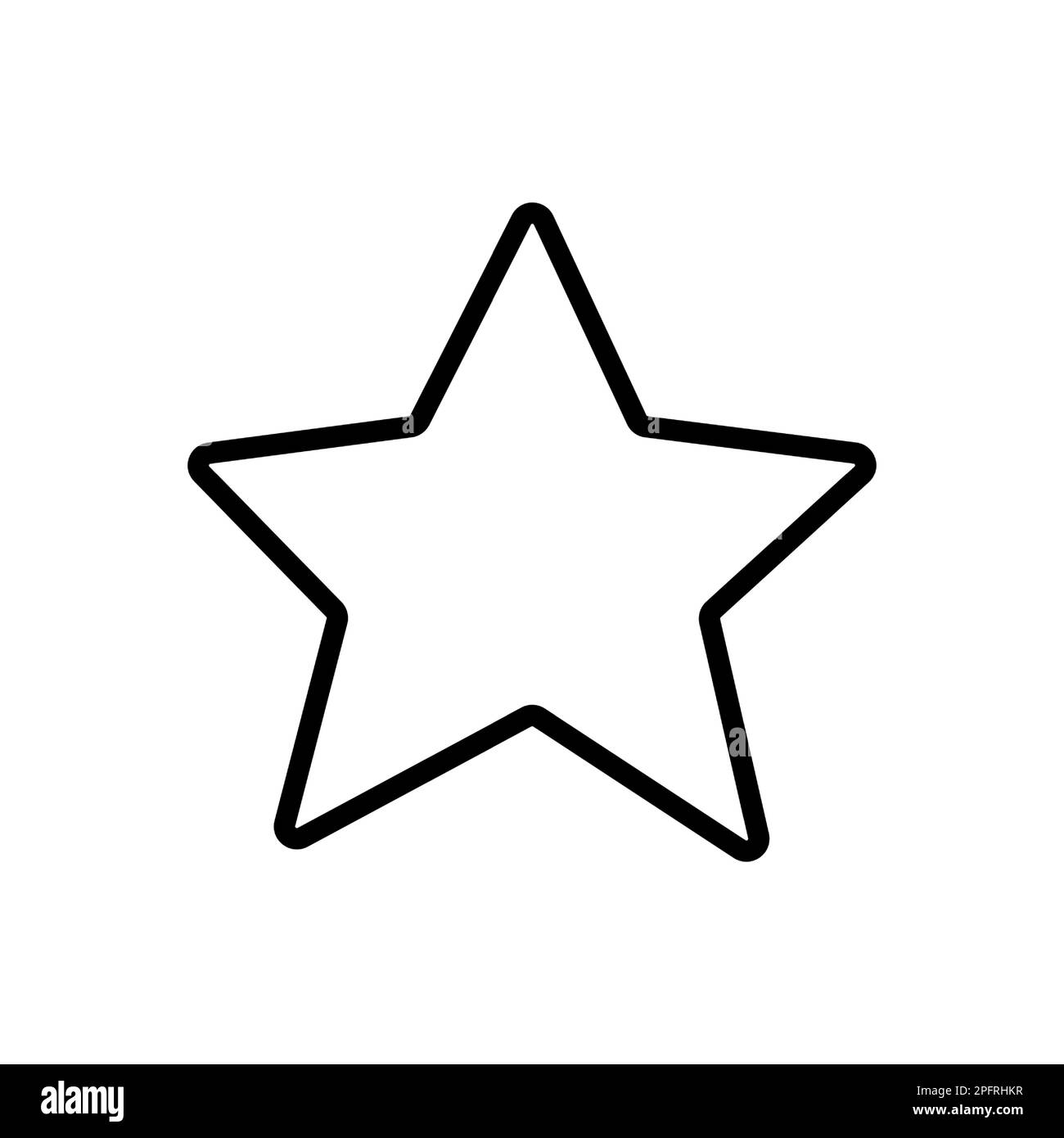 Flat star icon line for concept design concept flat vector illustration vector illustration ...