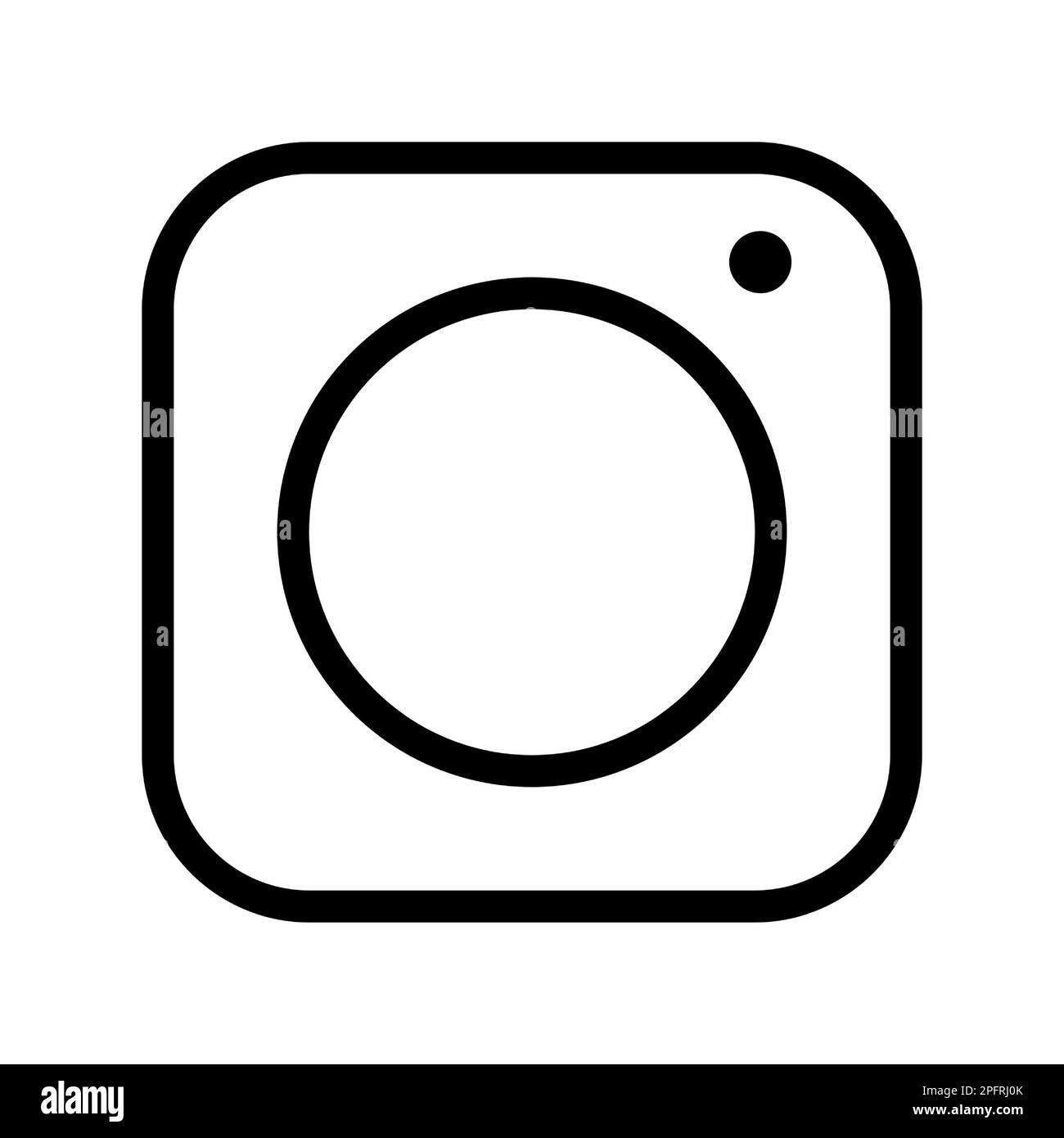 instagram camera icon simple style Isolated vector illustration on ...