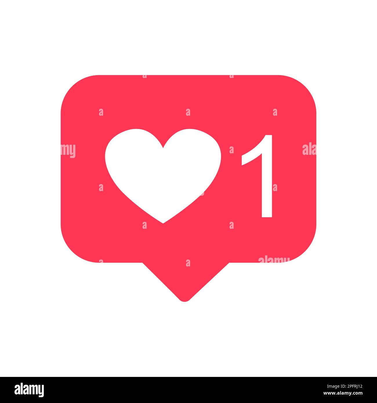 Like heart icon on a red pin isolated on white background Vector ...