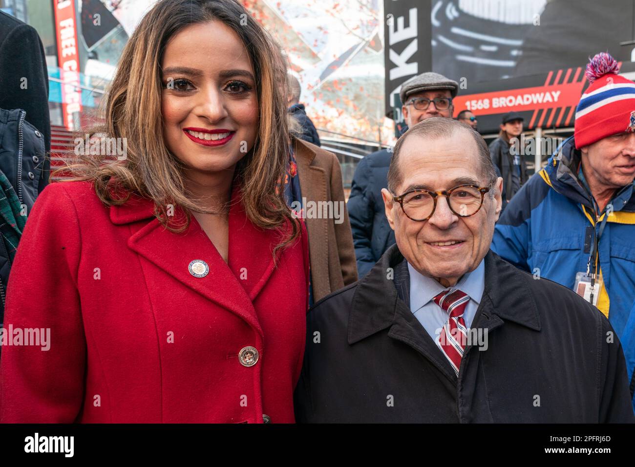 State Assembly Member Jenifer Rajkumar and Congressman Jerry Nadler ...