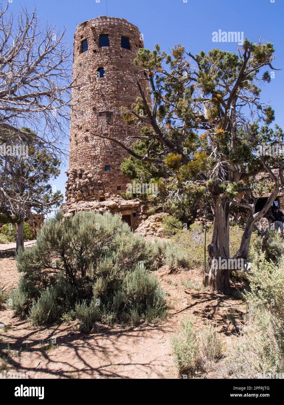 Grand Canyon Desert View Watchtower, Arizona, USA Stock Photo - Alamy