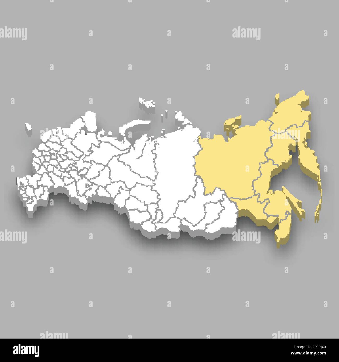 Far east russian map Stock Vector Images - Alamy