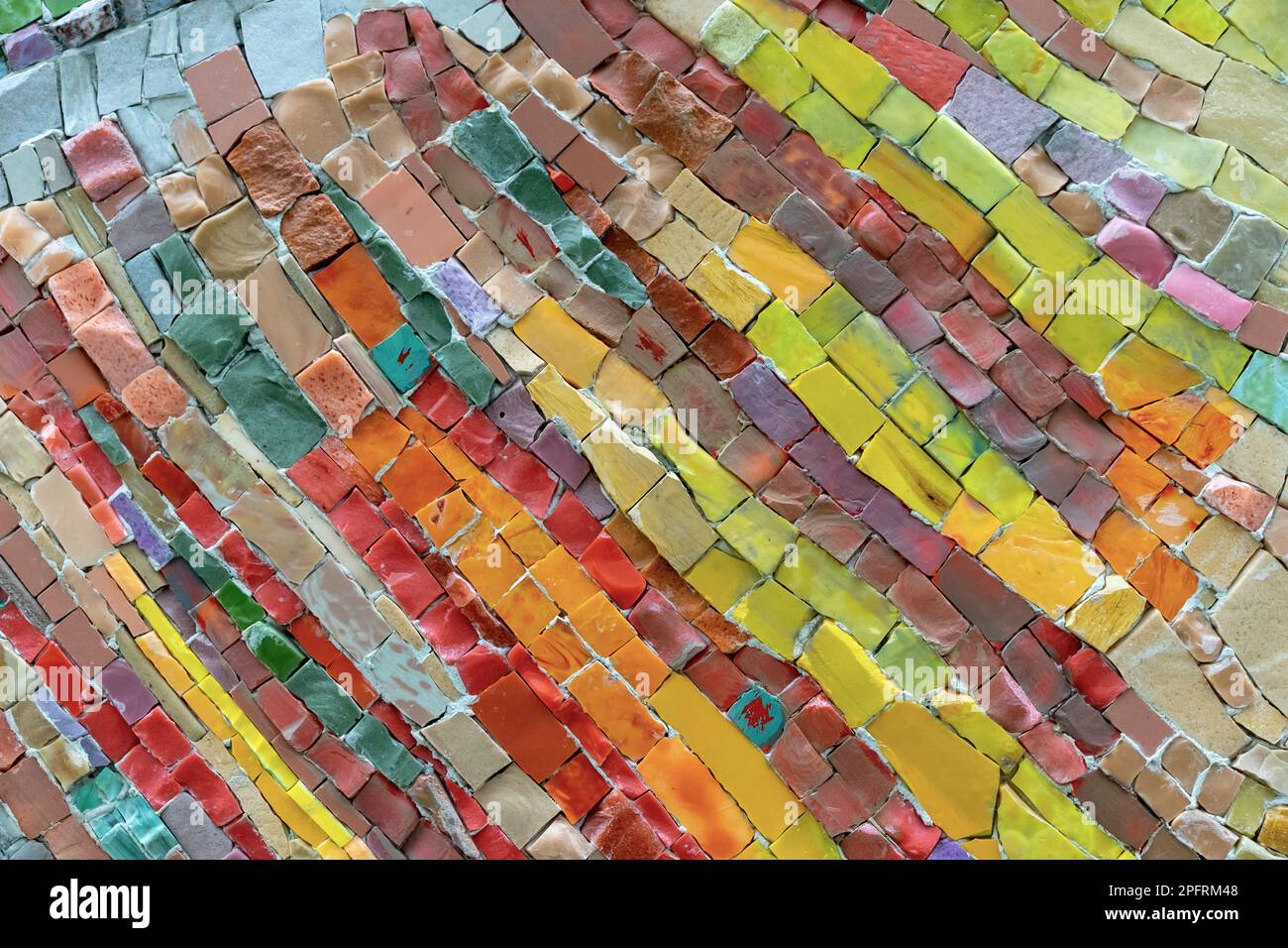 Colorful stone mosaic with chaotic pattern, seamless. Marble-stone ...