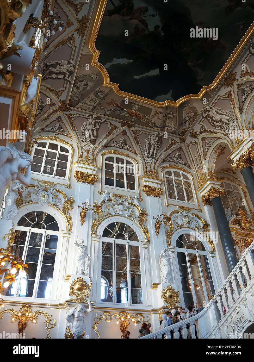staircase, Hermitage Museum, Winter Palace, Zimnij dvorets, Saint ...