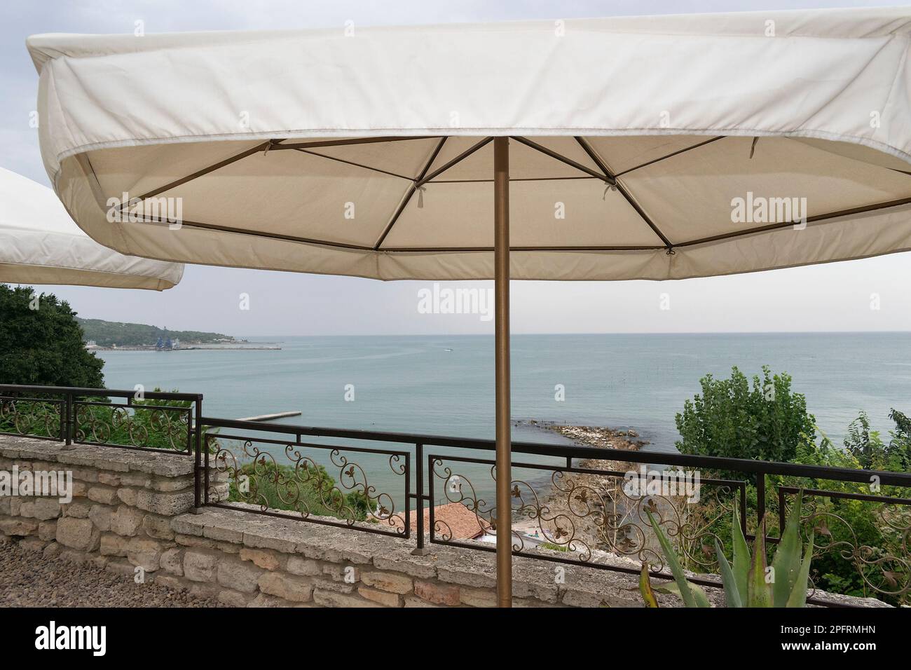 Bulgarian seaside landscapes, beautiful beach near Balchik Stock Photo ...