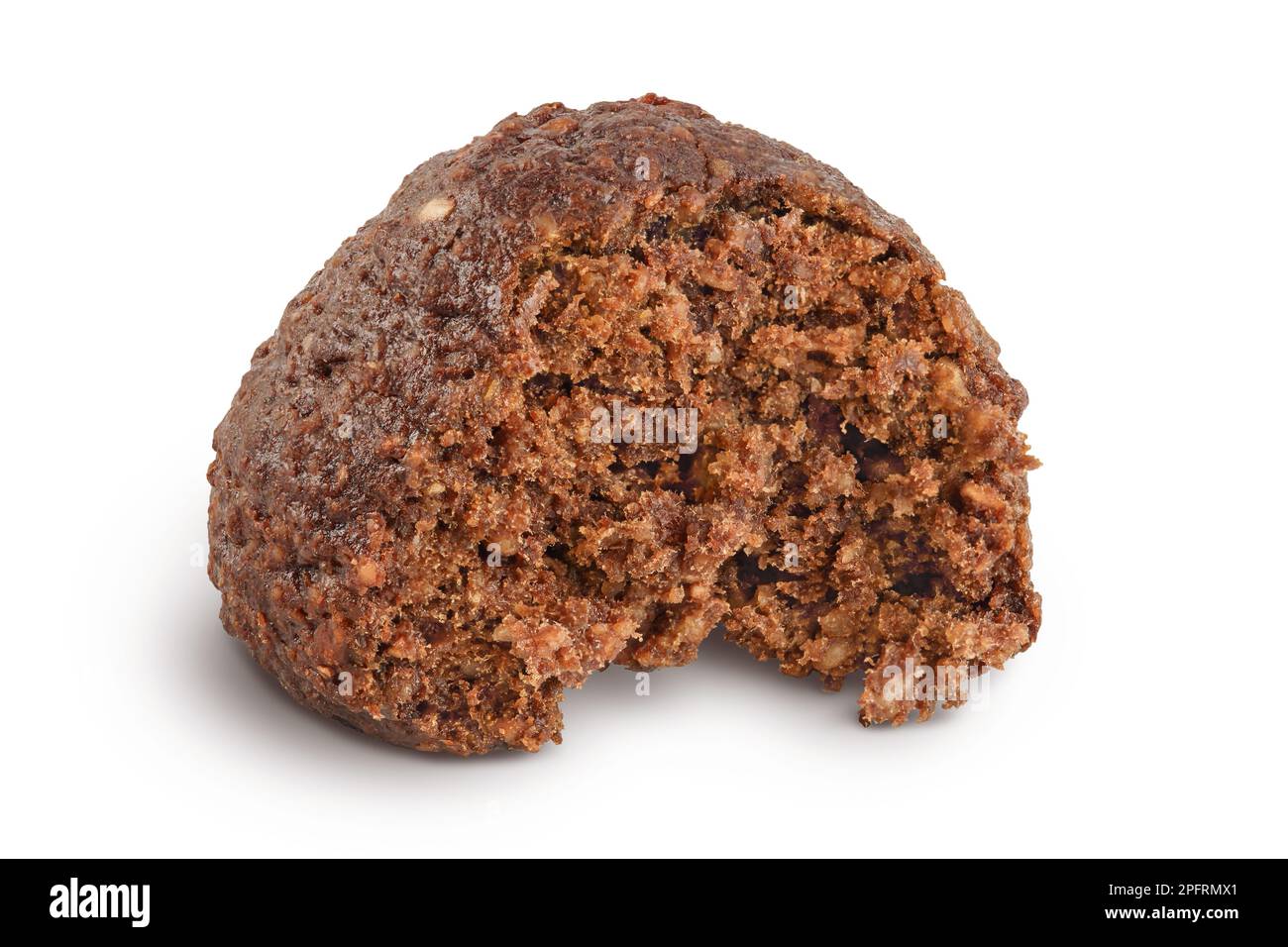 chocolate cookie with kerob, banana, cashew, sunflower seeds and ...