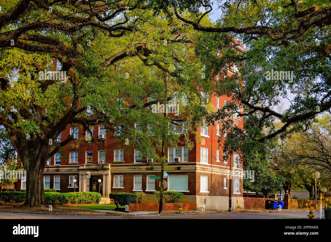 St. Charles Apartments are pictured on Government Street, March 8, 2023 ...