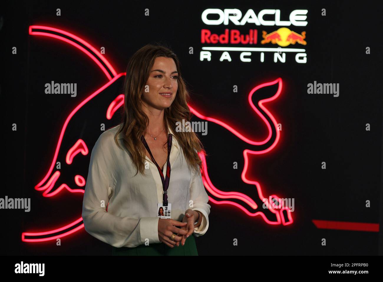 Jeddah, Saudi Arabia. 18th Mar, 2023. Imogen Barclay (GBR) Fan TV ...