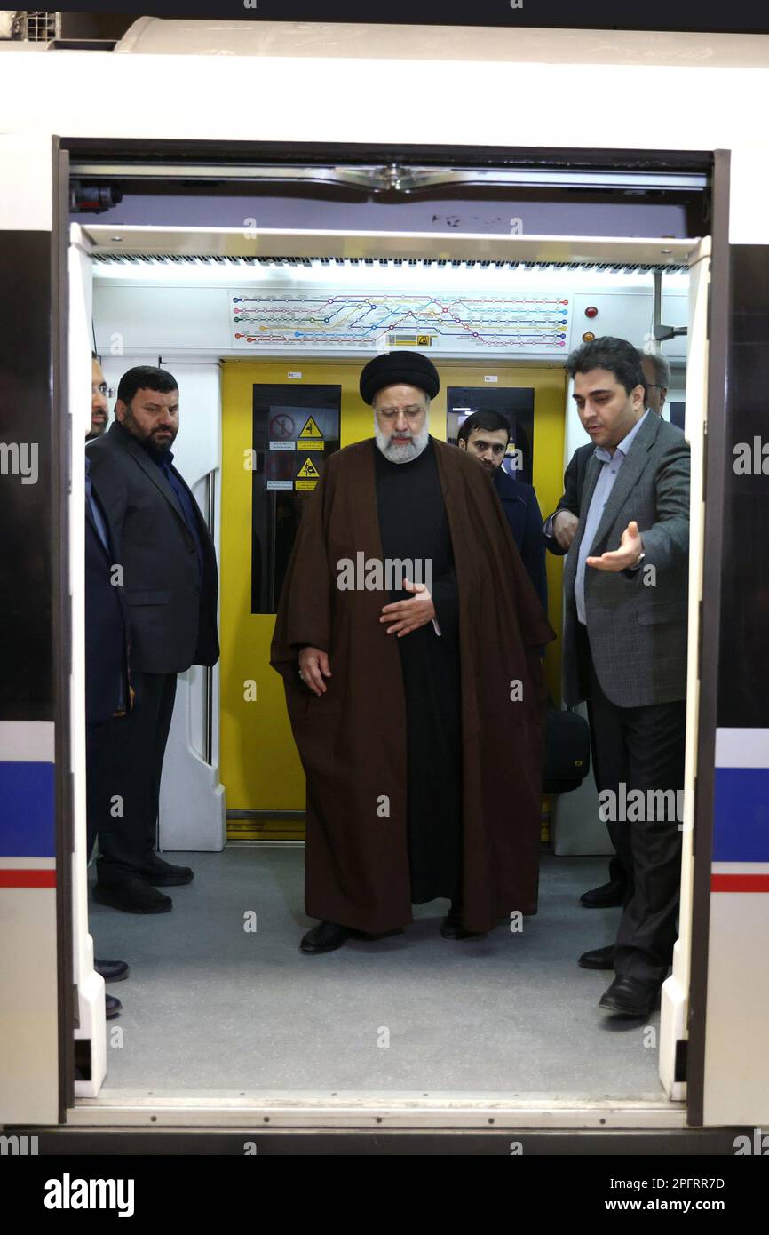 Tehran, Tehran, Iran. 18th Mar, 2023. Iranian President, EBRAHIM RAISI ...
