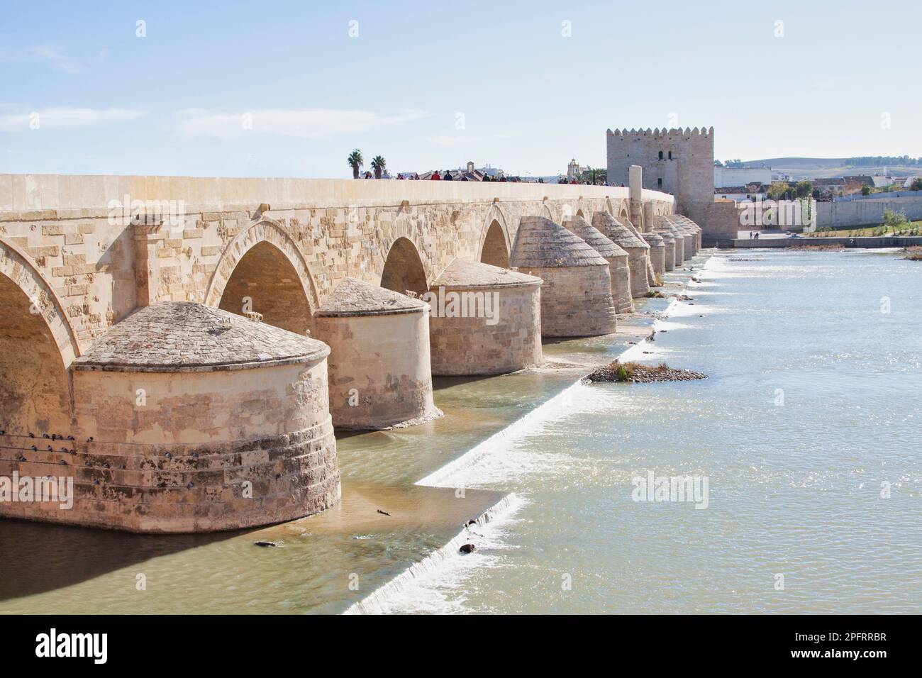 The Roman bridge at Cordoba in Spain Stock Photo - Alamy