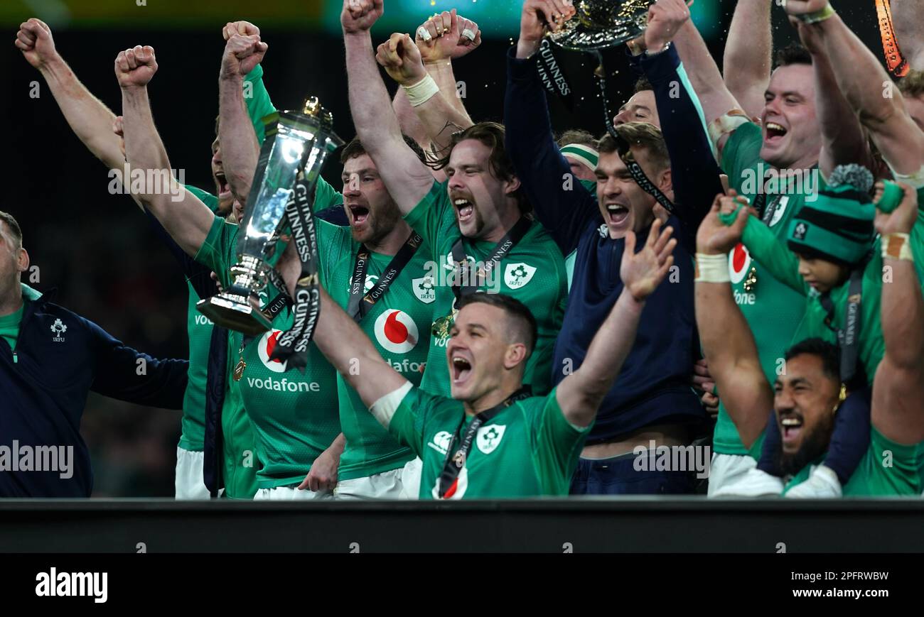 Six nations trophy lift 2023 hi-res stock photography and images - Alamy