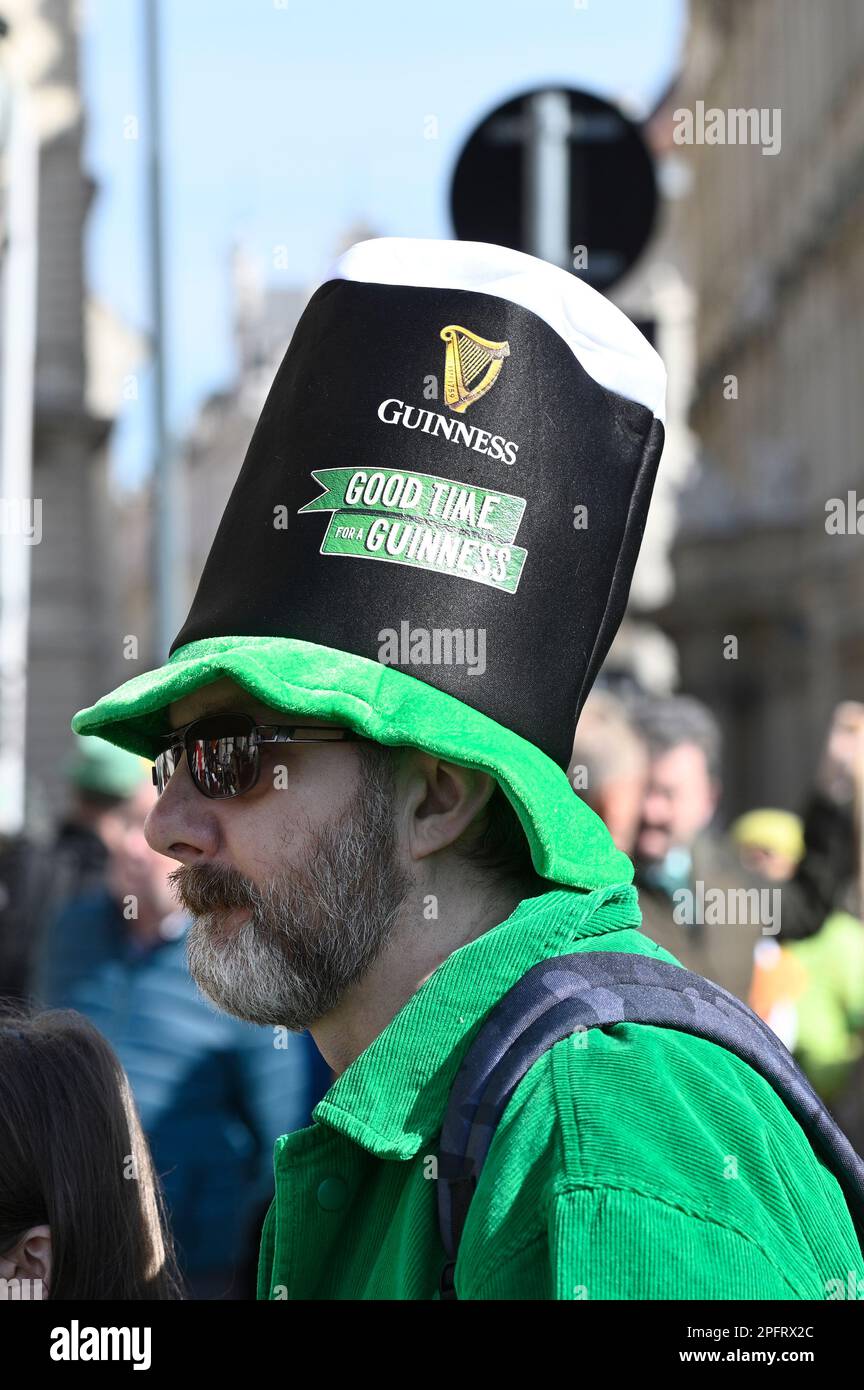 Vienna, Austria. 18th Mar, 2023. St. Patrick’s Day Parade through ...