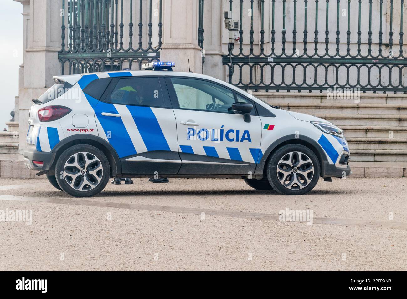 Lisbon, Portugal - December 4, 2022: Car of Portugal police known as ...