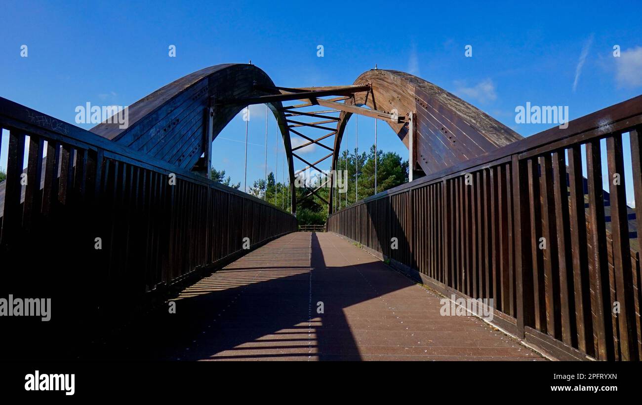 Dutch Foot Bridge Stock Photo - Alamy