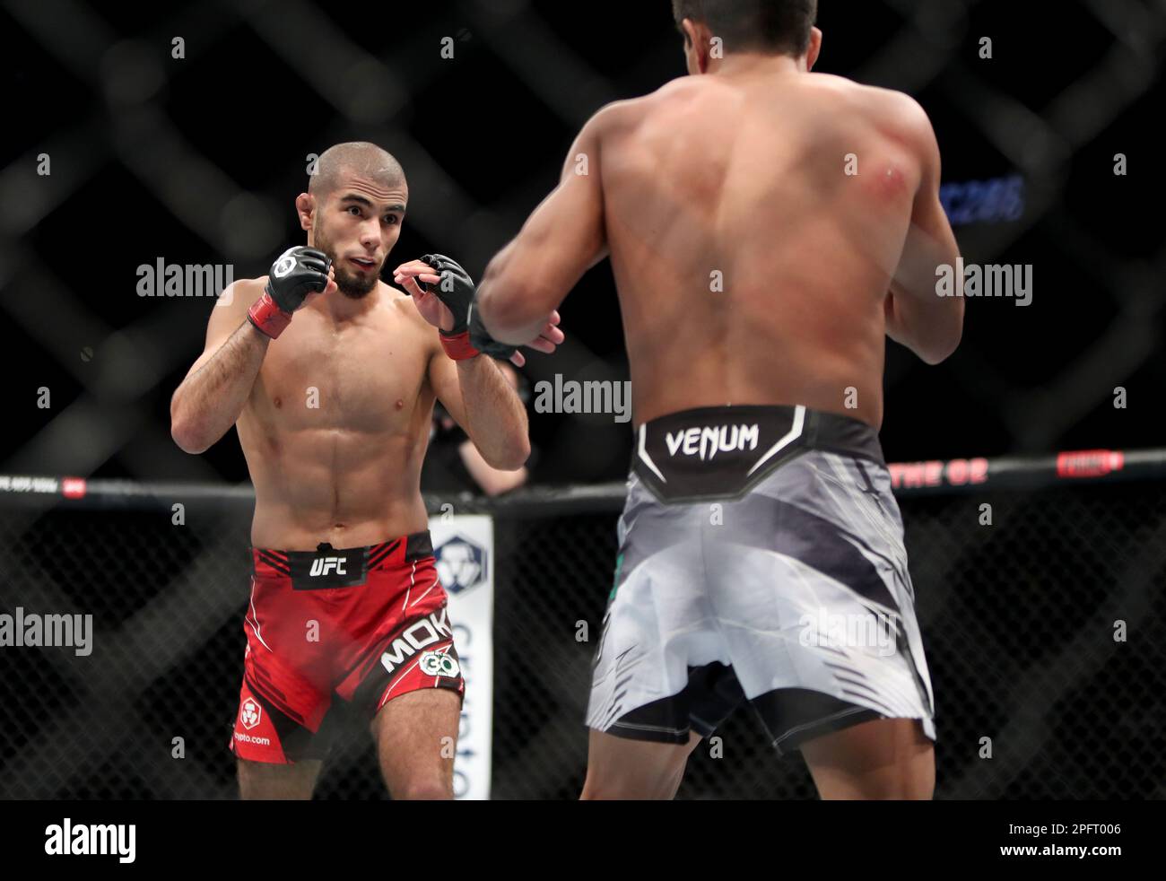 United Kingdom's Muhammad Mokaev (left) and Brazil's Jafel Filho in ...